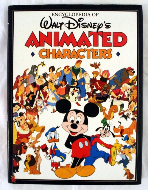 VINTAGE 1987 ENCYCLOPEDIA Of Walt Disney Animated Character Hardcover ...