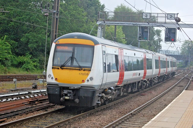 CLASS 170 NO 170205 in greater anglia at norwich £1.20 - PicClick UK