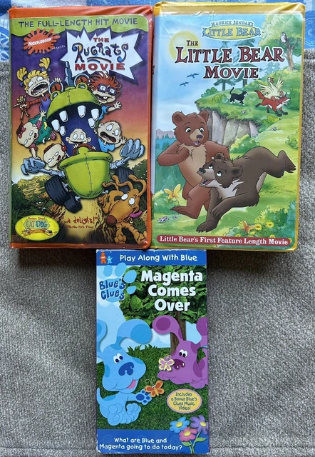 NICKELODEON/TOONS/JR. VHS LOT Of 3: Rugrats Blues Clues & Little Bear £ ...