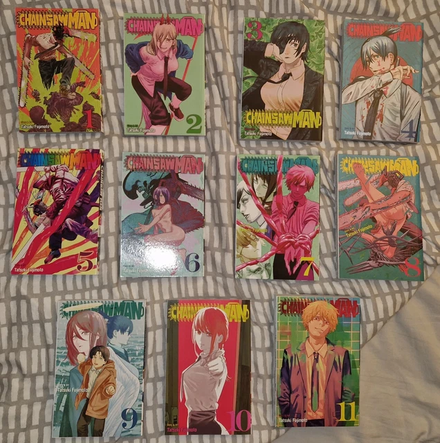 CHAINSAW MAN BY Tatsuki Fujimoto: Complete Manga Set • Volumes. 1-11 (ENGLISH) £100.00 - PicClick UK