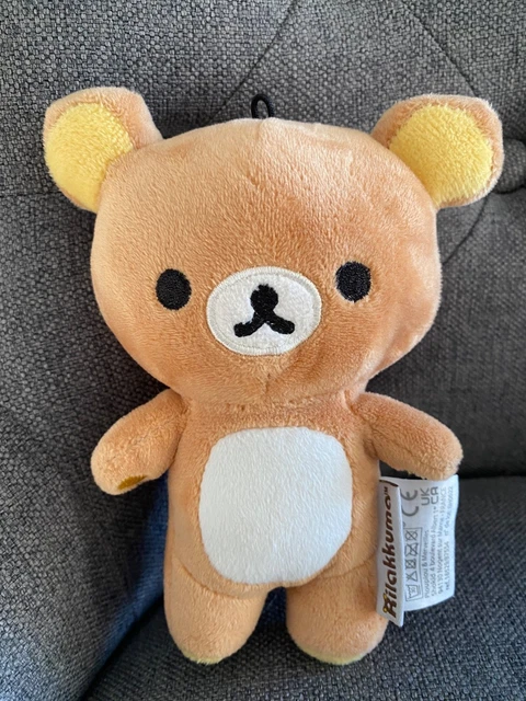RILAKKUMA BROWN AND white soft toy with mock zip on its back. £5.43 ...