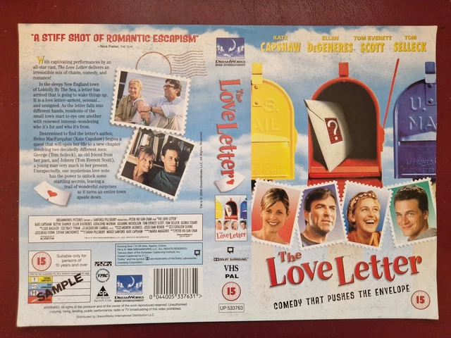 THE LOVE LETTER - Dreamworks - Promo Sample Video Sleeve/Cover #B16174 ...