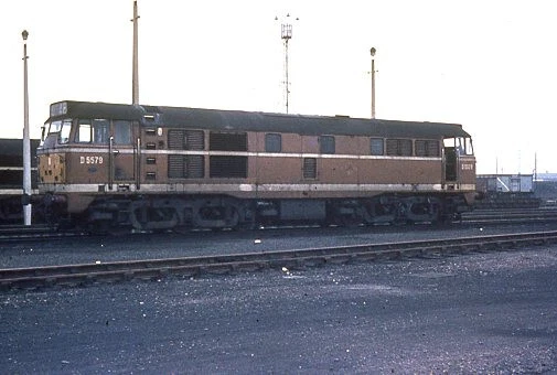 COLOUR RAIL SLIDE DE 96 of D5579 BR class 31 diesel loco £2.25 ...