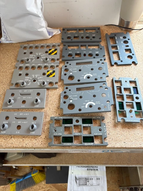 MIXED LOT OF Tornado Aircraft Instrument Covers (R5) £120.00 - PicClick UK