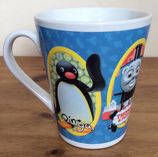 KIDS TV MUG Pingu Bob the Builder Thomas Tank Fireman Sam by Kinnerton ...