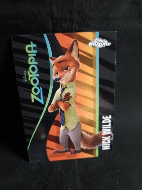 2025 TOPPS CHROME Disney #ZI-5 Zootopia Icons Nick Wilde £2.06 ...