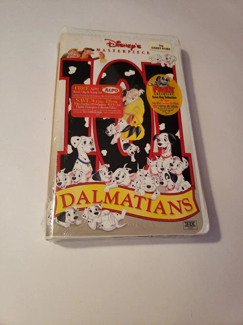 101 Dalmatians Walt Disney Masterpiece Collection Vhs Tape 1999 New