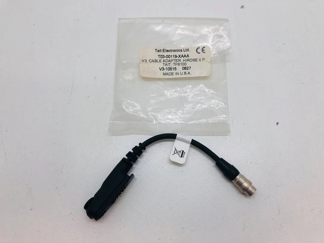 GLOBE ROAMER TAIT T03-00119-XAAA Accessory 6 Pin HiRose Adaptor TPK-AA ...
