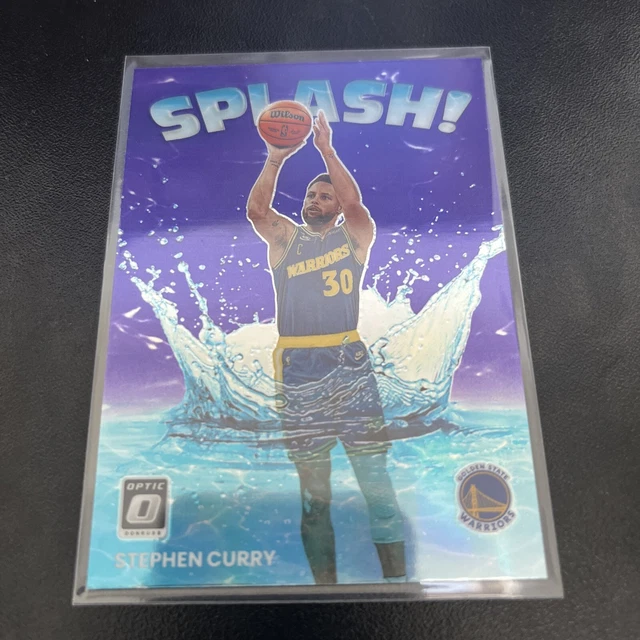 2022-23 PANINI DONRUSS Optic Stephen Curry Splash! Prizm viola #10 EUR ...
