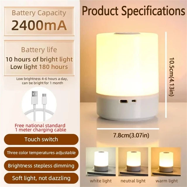MOTION SENSOR LED Touch Lamp Touch Night Light Kitchen Cabinet £11.40 ...