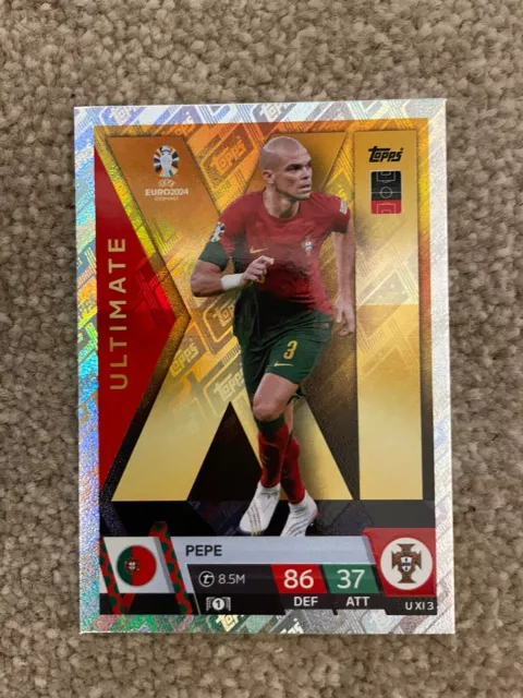 TOPPS MATCH ATTAX UEFA EURO 2024 Pepe Ultimate XI Card U XI 3 £1.70 ...