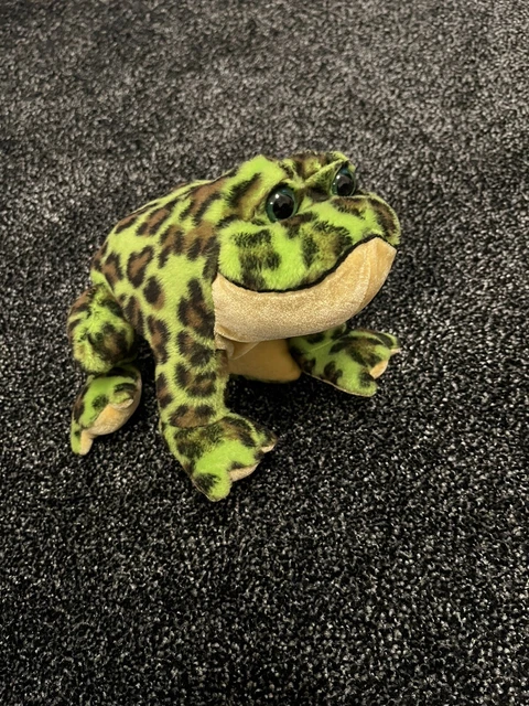 GANZ BULLFROG SPOTTED Frog Plush Soft Toy (Rare Retired) £16.95 ...