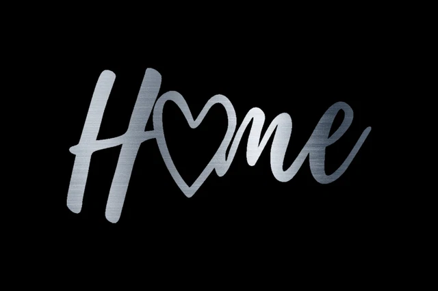 HOME HEART SIGN DXF SVG CDR file Vector for CNC Plasma Router Laser Cut ...