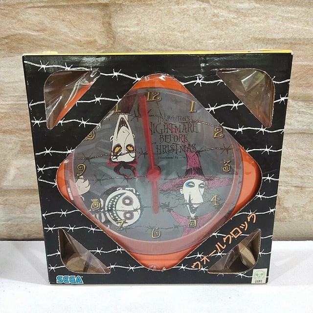 OROLOGIO DA PARETE Disney SEGA Tim Burton's Lock Shock Barrel Nightmare ...