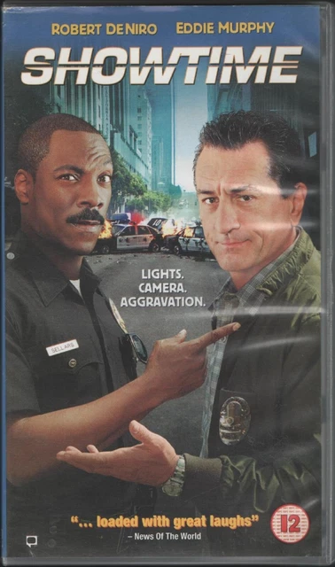 SHOWTIME (VHS 2002) Robert De Niro Eddie Murphy Buddy Cop Action Comedy ...