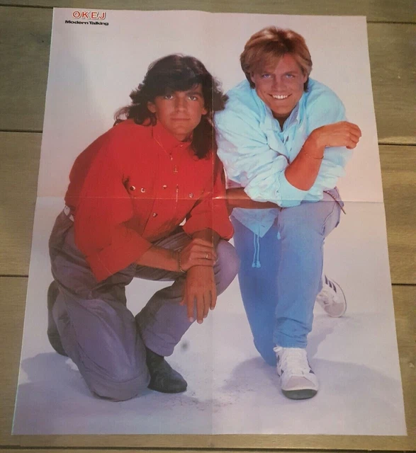 MODERN TALKING / Wham - Mega poster - Sweden 1986 40 x 52 £25.90 ...