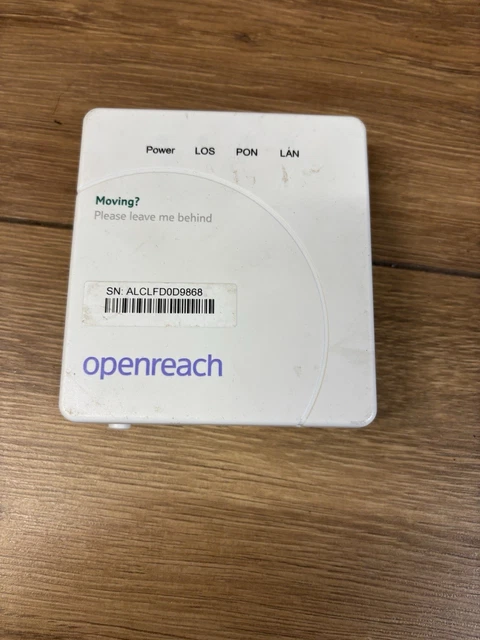 NOKIA-ONT G-010G-R OPENREACH Optical Fibre Modem no power supply bx2 £5 ...