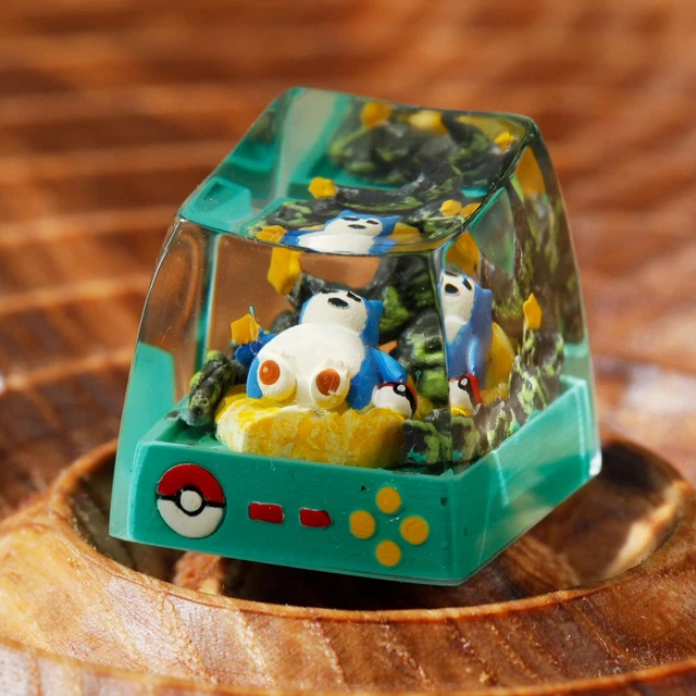 ARTISAN KEYCAP,ANIME KEYCAP,SNORLAX Keycap,Resin keycap,Gaming Keycap ...