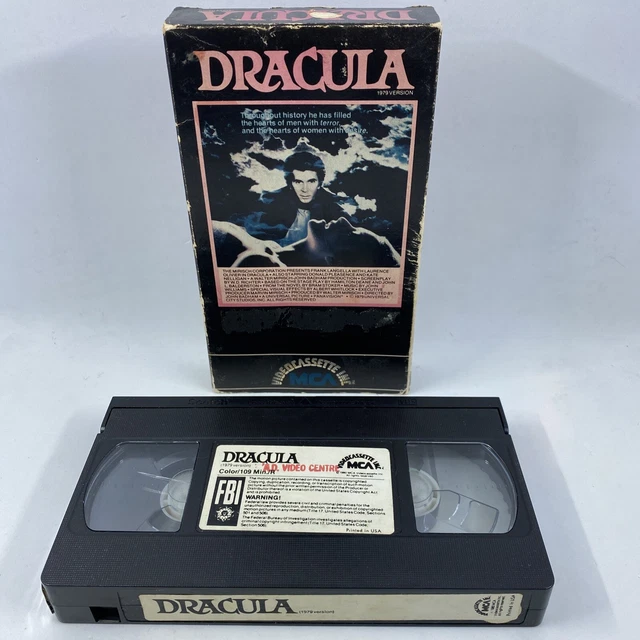 DRACULA 1979 VERSION (VHS, 1980, MCA) - Fully Tested & Working $10.50 ...