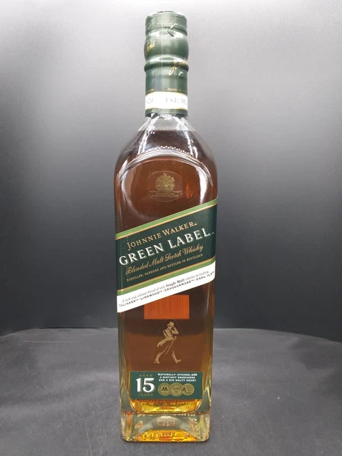 JOHNNIE WALKER 15 Years Green Label Blended Scotch Whisky 43% Scotland ...