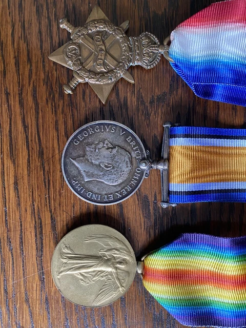 WW1 BRITISH TRIO war medals Hampshire regiment £80.00 - PicClick UK