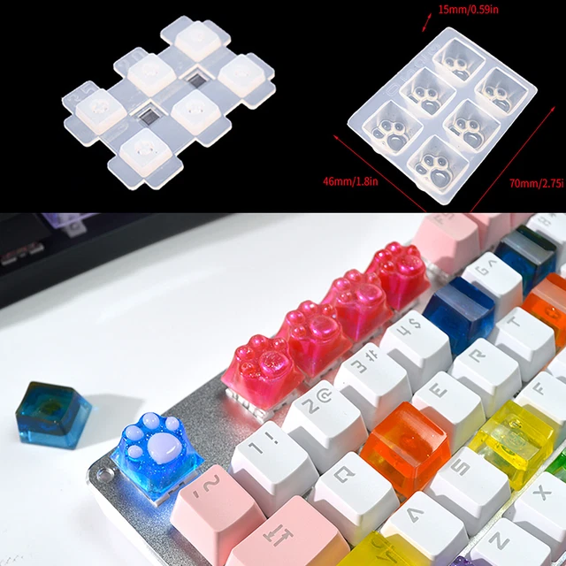 T# KEYCAPS MOLD Set - DIY Keycaps Epoxy Resin Casting Molds for ...
