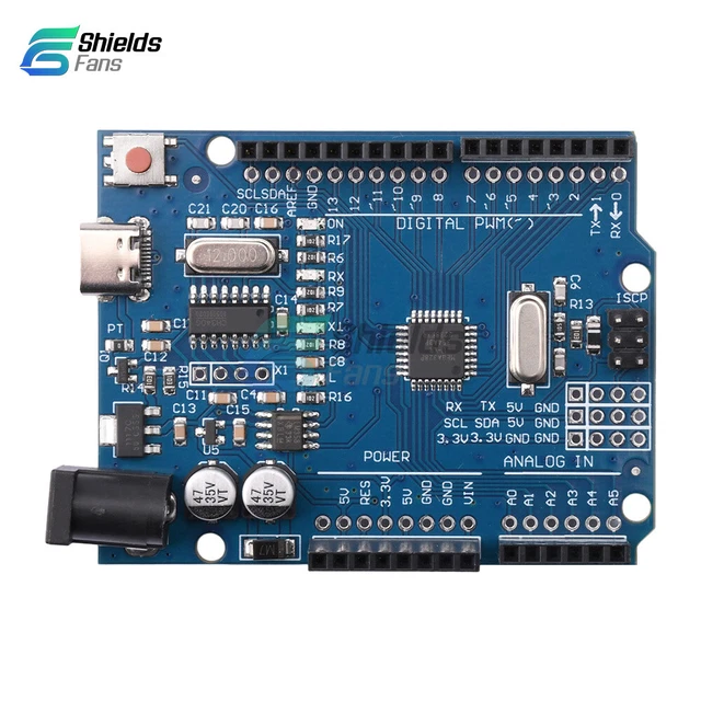 DEVELOPMENT BOARD ATMEGA328P CH340G Type-C Improved Version For Arduino $13.08 - PicClick AU