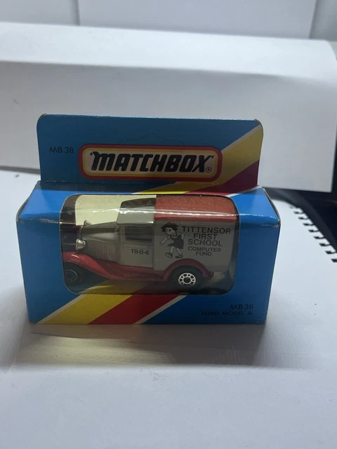 MATCHBOX MB38 TITTENSOR First School Promotional Ford Model A Van, Mint ...
