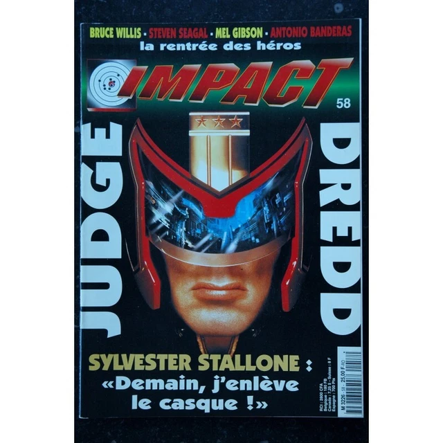 MAD MOVIES IMPACT 58 SYLVESTER STALLONE Dredd Judge Bruce WILLIS Mel ...