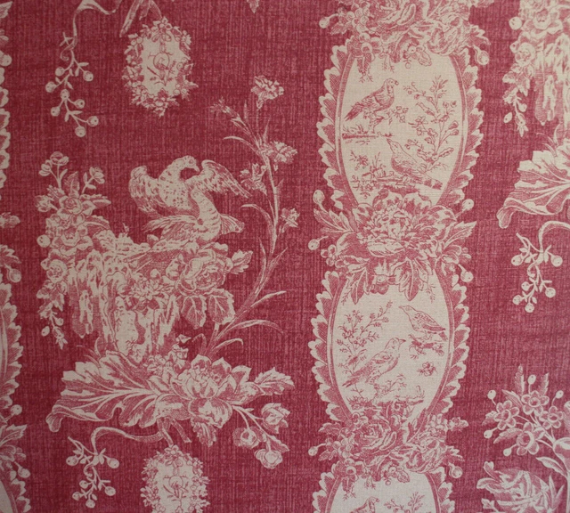 TOILE DE JOUY Marvic Textiles By Peter Afia Les Oiseaux EUR 95,00 ...