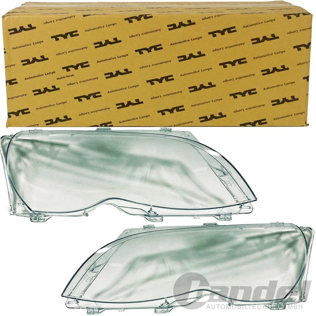 2X TYC STREUSCHEIBE HAUPTSCHEINWERFER LI+RE passend für BMW 3er E46 FACELIFT EUR 50,02 - PicClick DE