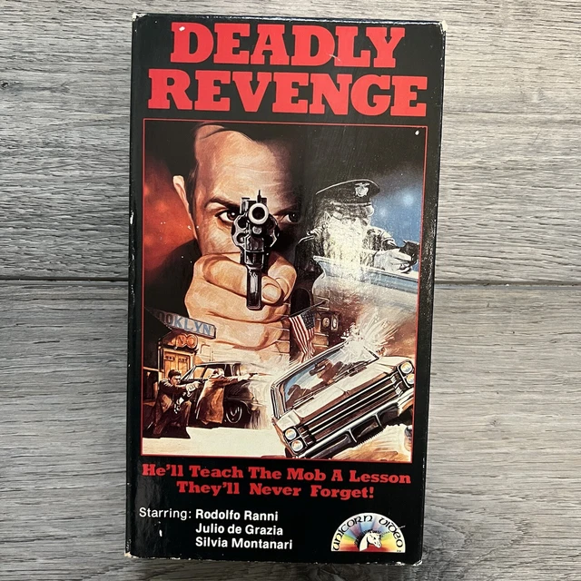 DEADLY REVENGE VHS OOP VERY RARE Rodolfo Ranni Juan Carlos Desanzo ...