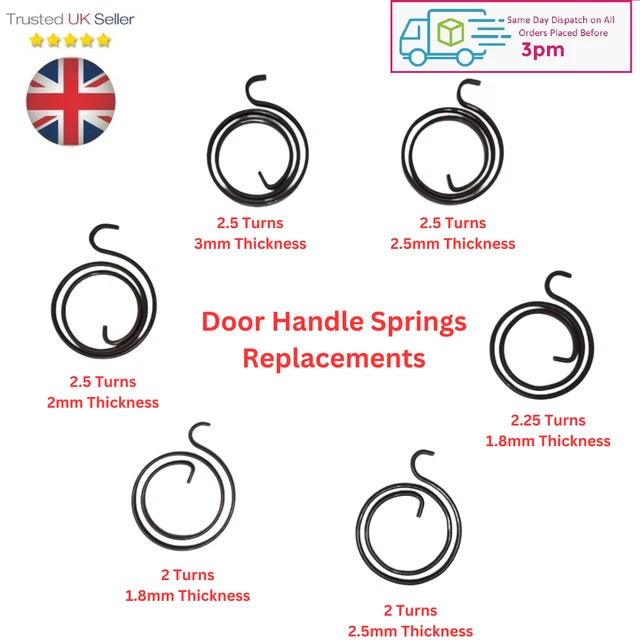 SPRINGS FOR DOOR Handle Repair Replacement Parts for Latch Mechanism £3 ...