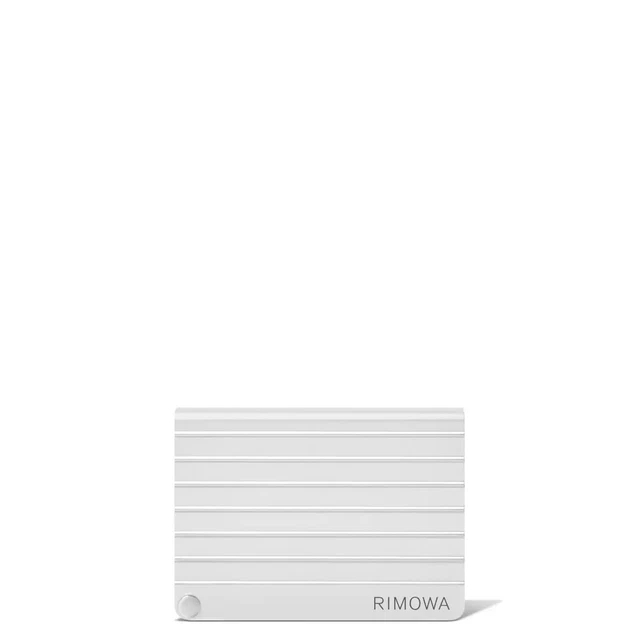 RIMOWA CARD HOLDER Kartenetui Etiu Cardholder Aluminium silver silber ...