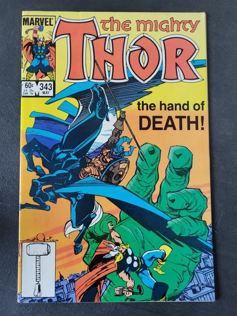 THOR #343 (1984) Marvel Comics Walter Simonson Histoire & Art ! Death ...