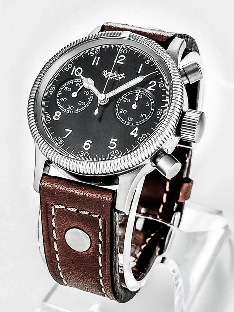 HANHART PILOT LUFTWAFFE Flieger Chronograph 1939 Reissue Limited Ed 700 ...