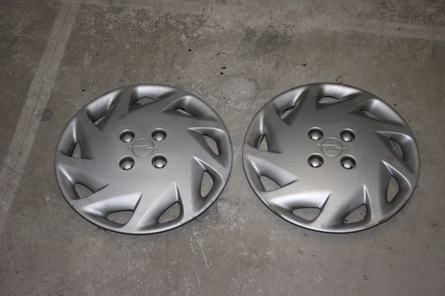 2X 14 ZOLL Opel Radkappe 90375371 für Kadett Astra F/G Calibra Vectra A ...