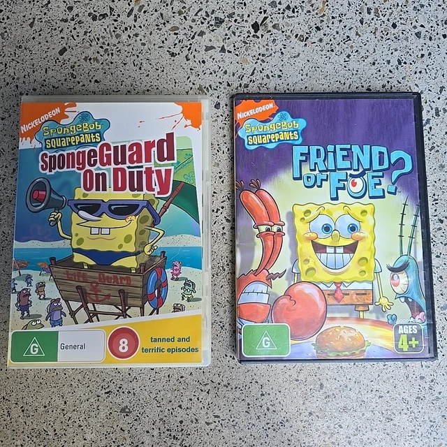 SPONGEBOB SQUAREPANTS-FRIEND OR Foe & Spongeguard On Duty Bundle X2 ...