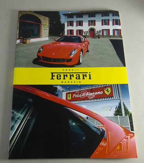 PROSPECTUS / MAGAZINE Ferrari Magazine No. 1/2006 EUR 22,32 - PicClick FR