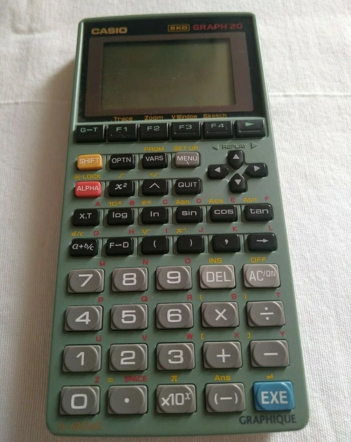CASIO FX 6910 calculator Graph 20 scientific programmable Working Order ...