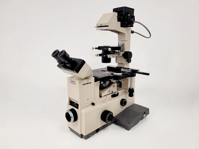 OLYMPUS IMT-2 INVERTED Research Microscope with 4 x Objectives Lab ...