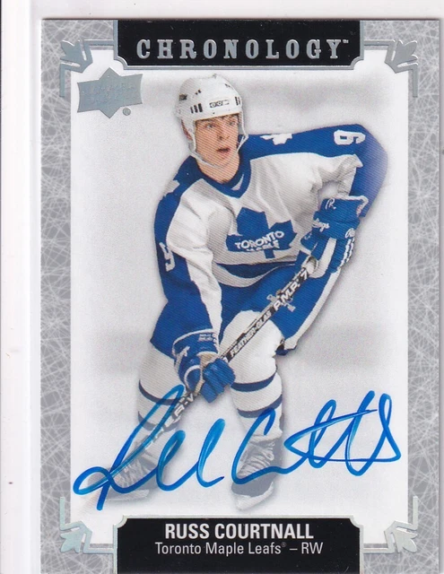 18/19 UD CHRONOLOGY Russ Courtnall Autograph Auto EUR 4,85 - PicClick IT