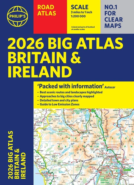 PHILIP'S MAPS 2026 Philip's Big Road Atlas of Brita (Poche) (PRESALE ...