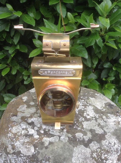 PENNY FARTHING ORDINARY Bicycle Hub Lamp - Le Randonneur - Oil Powered ...