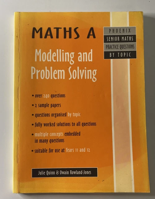 MATHS A, MODELLING & Problem Solving (2003) Text Book Novel Pheonix ...