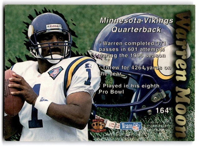 1995 PACIFIC PRISMS Warren Moon Minnesota Vikings #164 EUR 1,64 ...
