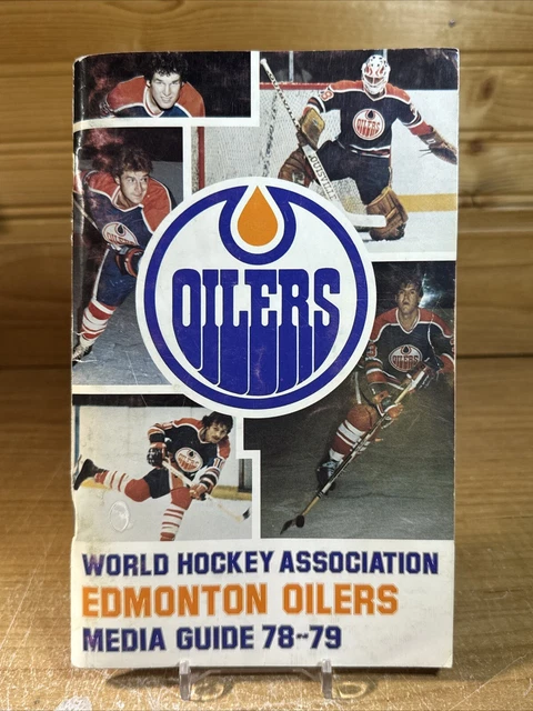 EDMONTON OILERS 1978-79 World Hockey Association Media Guide WHA $52.49 ...
