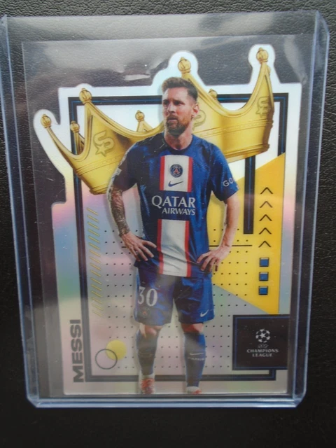 TOPPS UEFA SUPERSTARS 22/23 Lionel Messi PSG ULC Royalty card #ROY - LM ...
