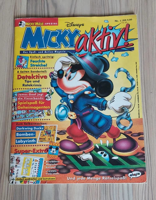 MICKY MAUS SPEZIAL MICKY aktiv ! Nr. 1 mit Beilagen - 1993 EUR 4,00 ...