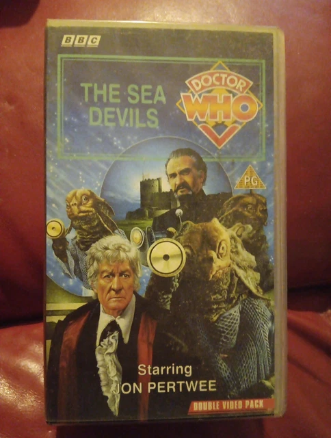 DOCTOR DR WHO BBC VHS DOUBLE PACK VIDEO THE SEA DEVILS TV Movie SERIES *Faulty* £0.99 - PicClick UK